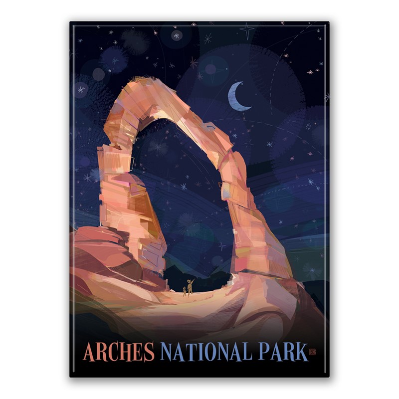Arches NP Star Gazing Mod Magnet | Made in America